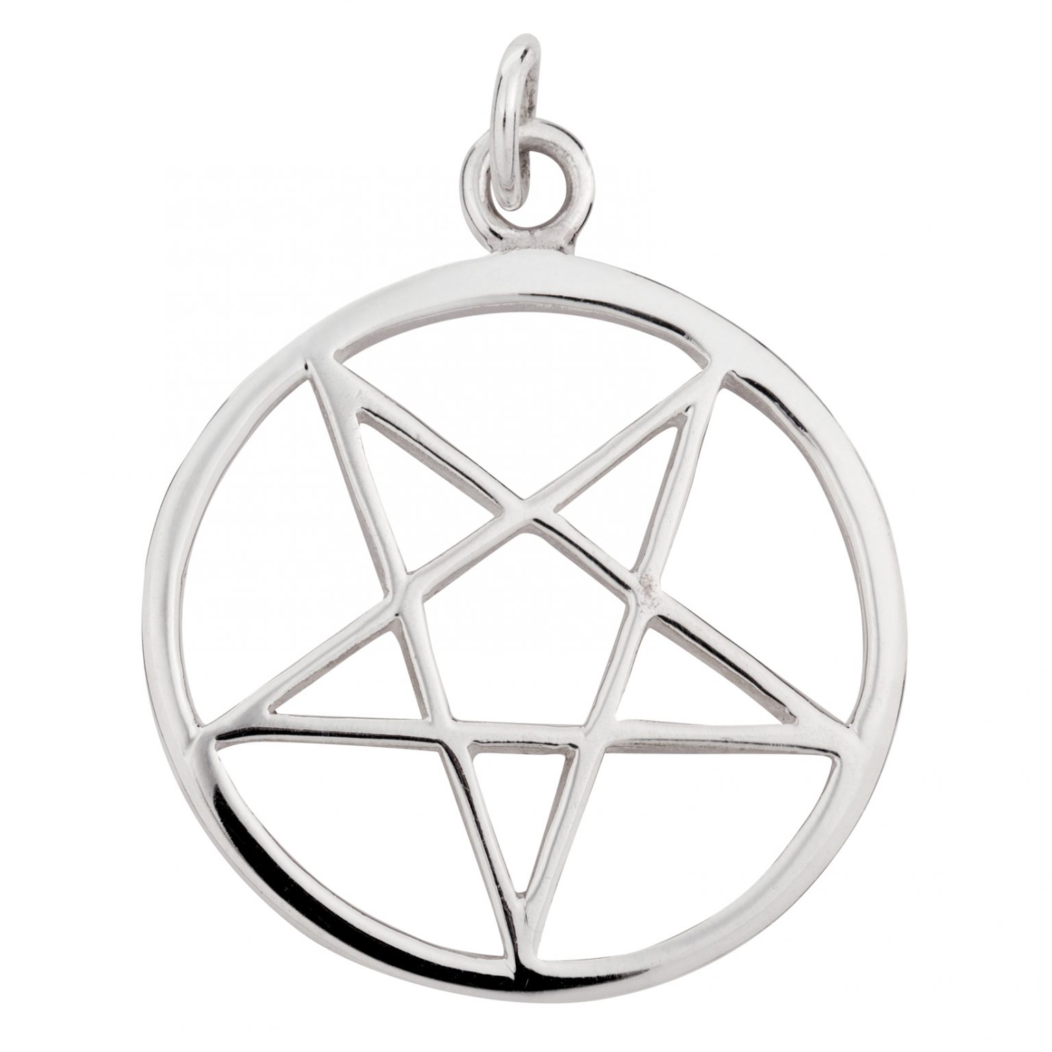 Inverted Pentagram Pendant » Silver Jewellery Cavern Wholesale