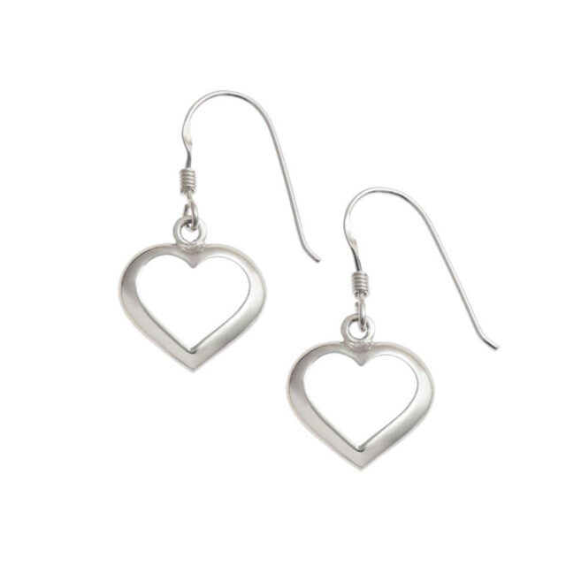Pretty Heart Earrings » Silver Jewellery Cavern Wholesale