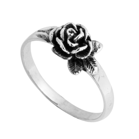 Beautiful Silver Flower Ring - Silver Jewellery Cavern Wholesale