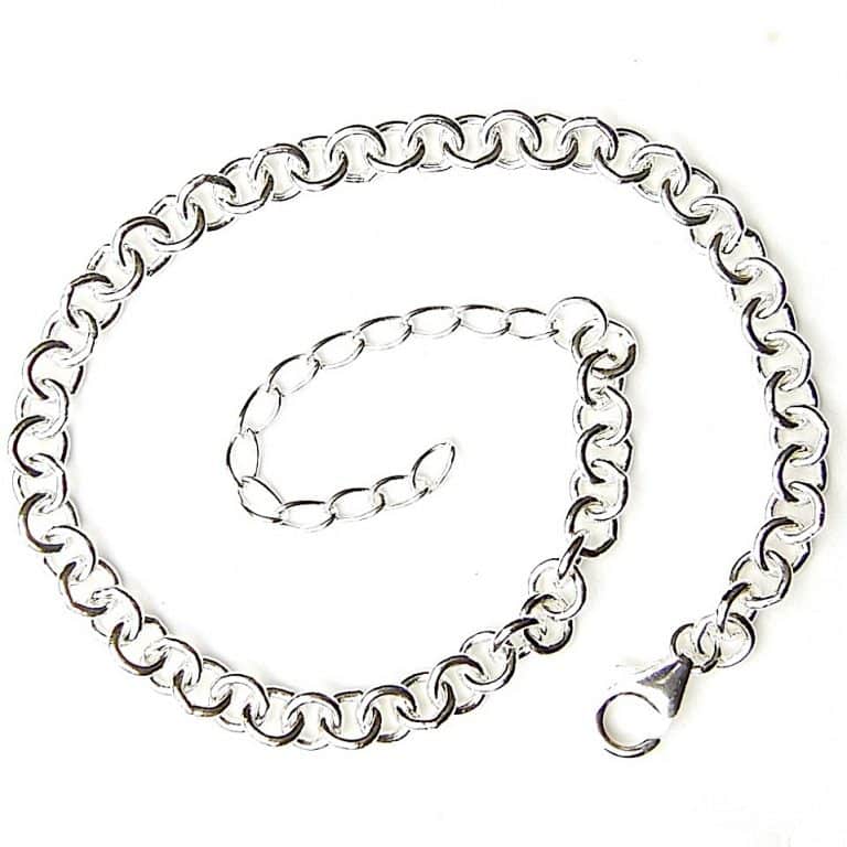 Heavy Weight Charm Bracelet - Silver Jewellery Cavern Wholesale